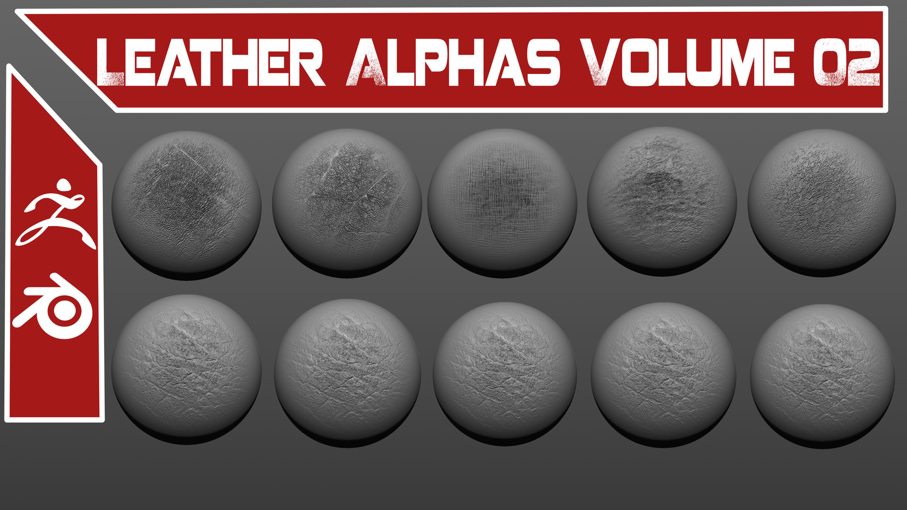 ArtStation - Leather Alphas Volume 02 | Brushes