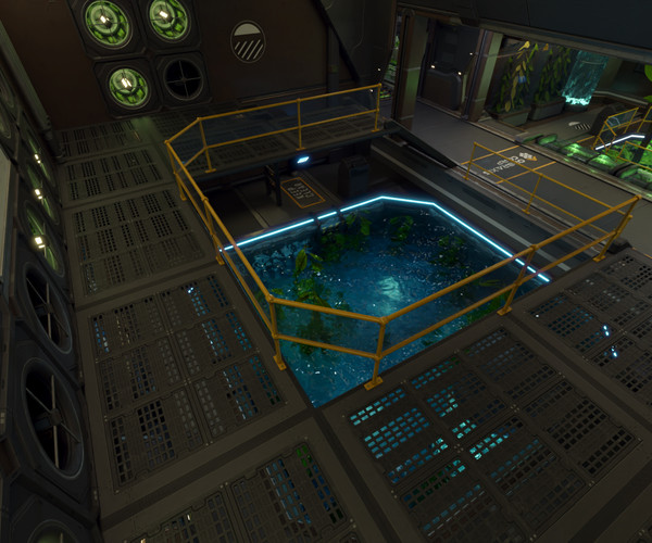 ArtStation - Sci Fi Scientific Research Lab Facility Modular Kit | Game ...