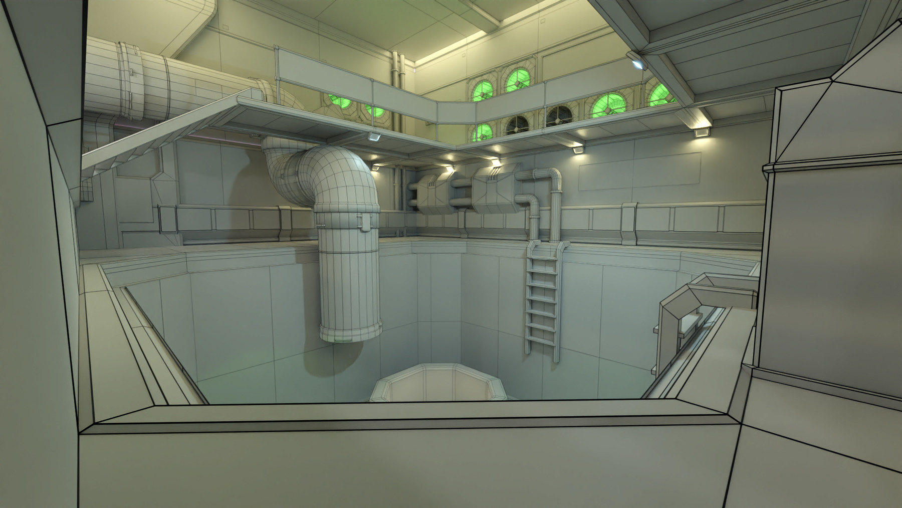 ArtStation - Sci Fi Scientific Research Lab Facility Modular Kit | Game ...