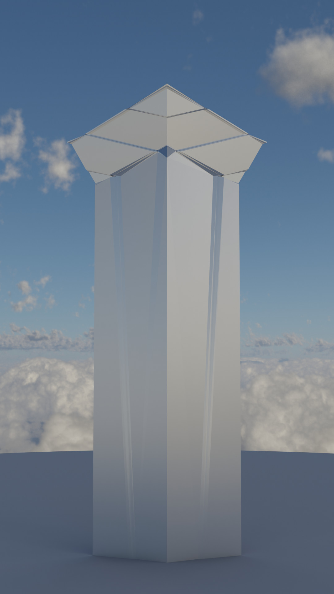 ArtStation - Silver Futuristic Artistic Decorative Pillar | Game Assets