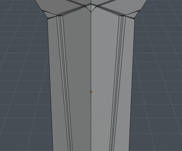 ArtStation - Silver Futuristic Artistic Decorative Pillar | Game Assets