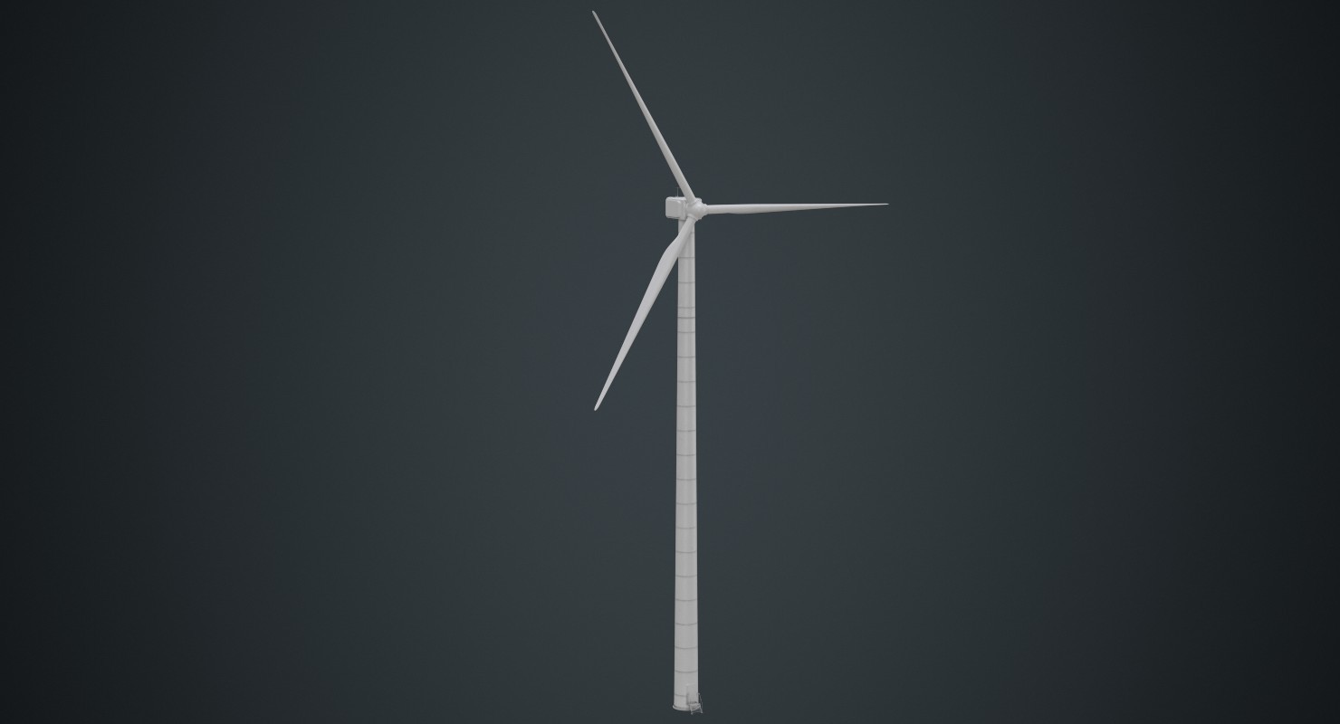 ArtStation - Wind Turbine 1B | Game Assets