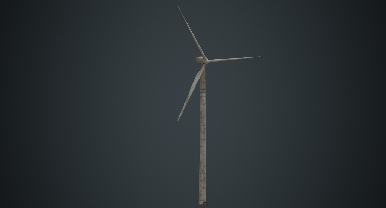 ArtStation - Wind Turbine 1C | Game Assets