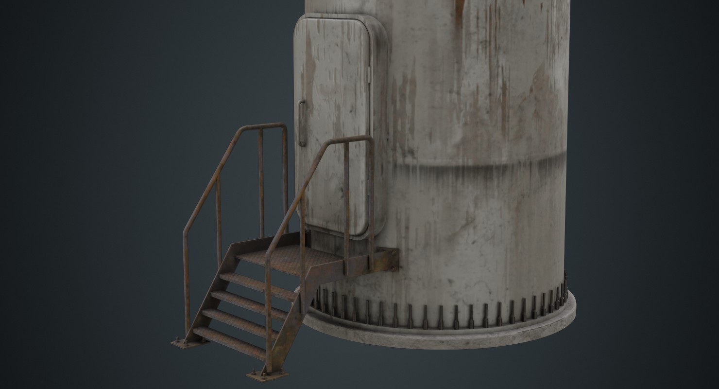 ArtStation - Wind Turbine 1C | Game Assets