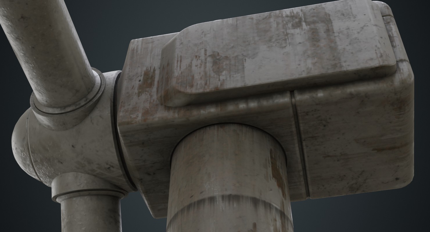 ArtStation - Wind Turbine 1C | Game Assets