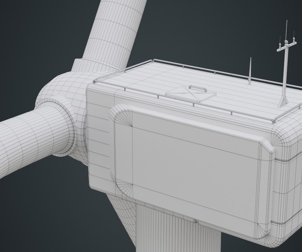 ArtStation - Wind Turbine 1C | Game Assets