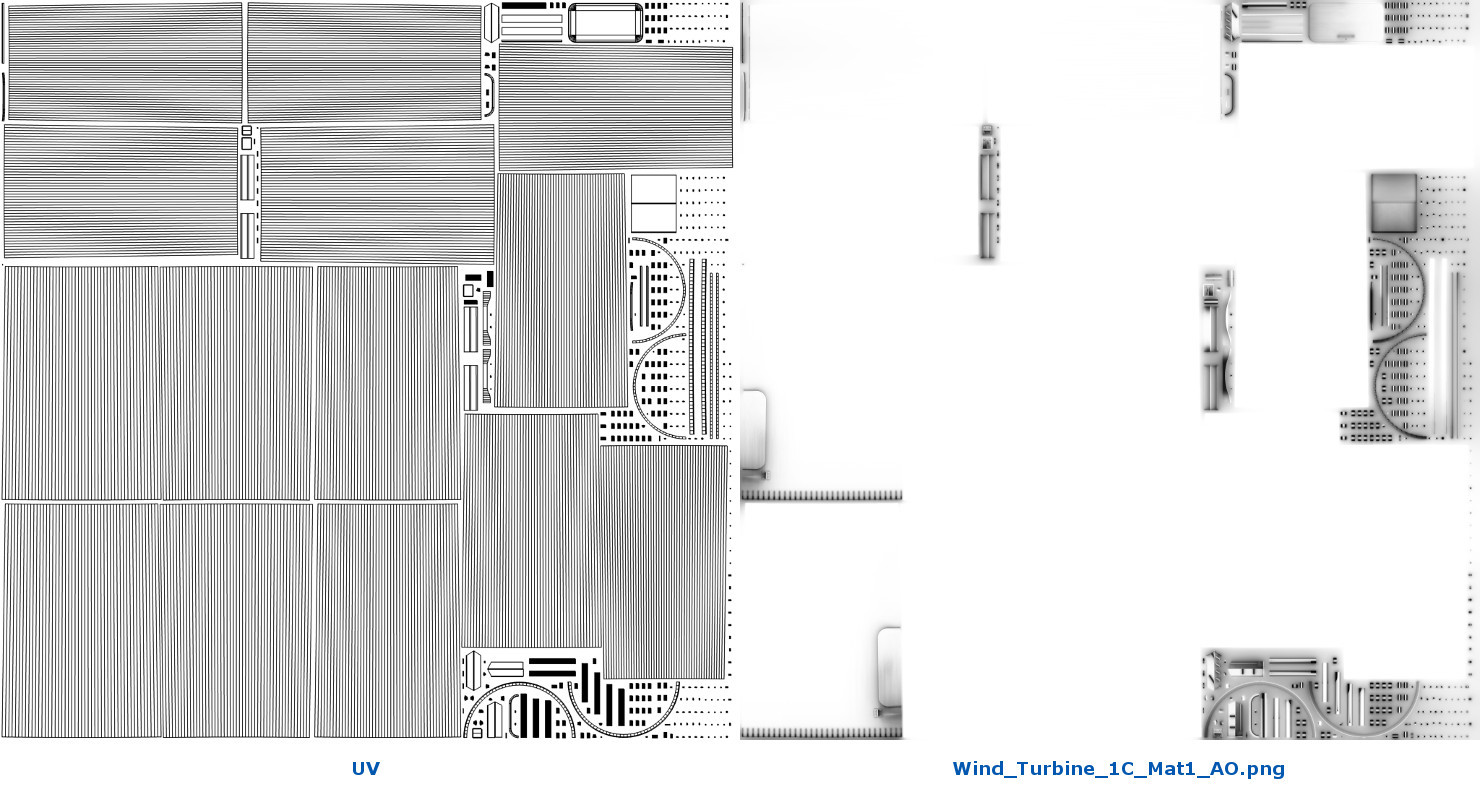 ArtStation - Wind Turbine 1C | Game Assets
