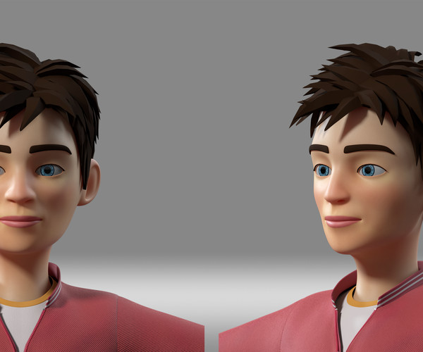 ArtStation - cartoon Boy man | Resources