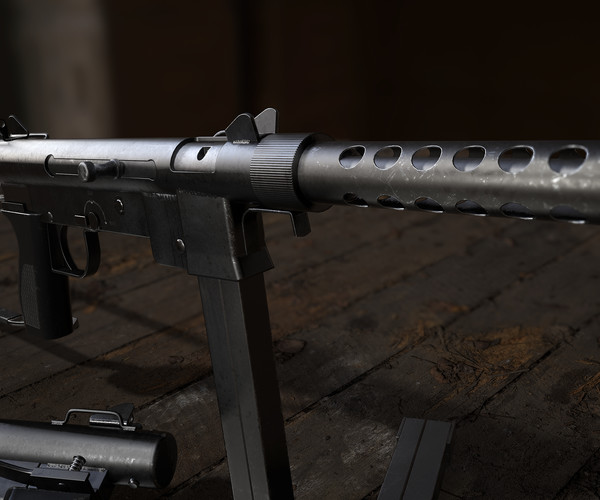 ArtStation - Smith & Wesson Model 76 SMG | Game Assets