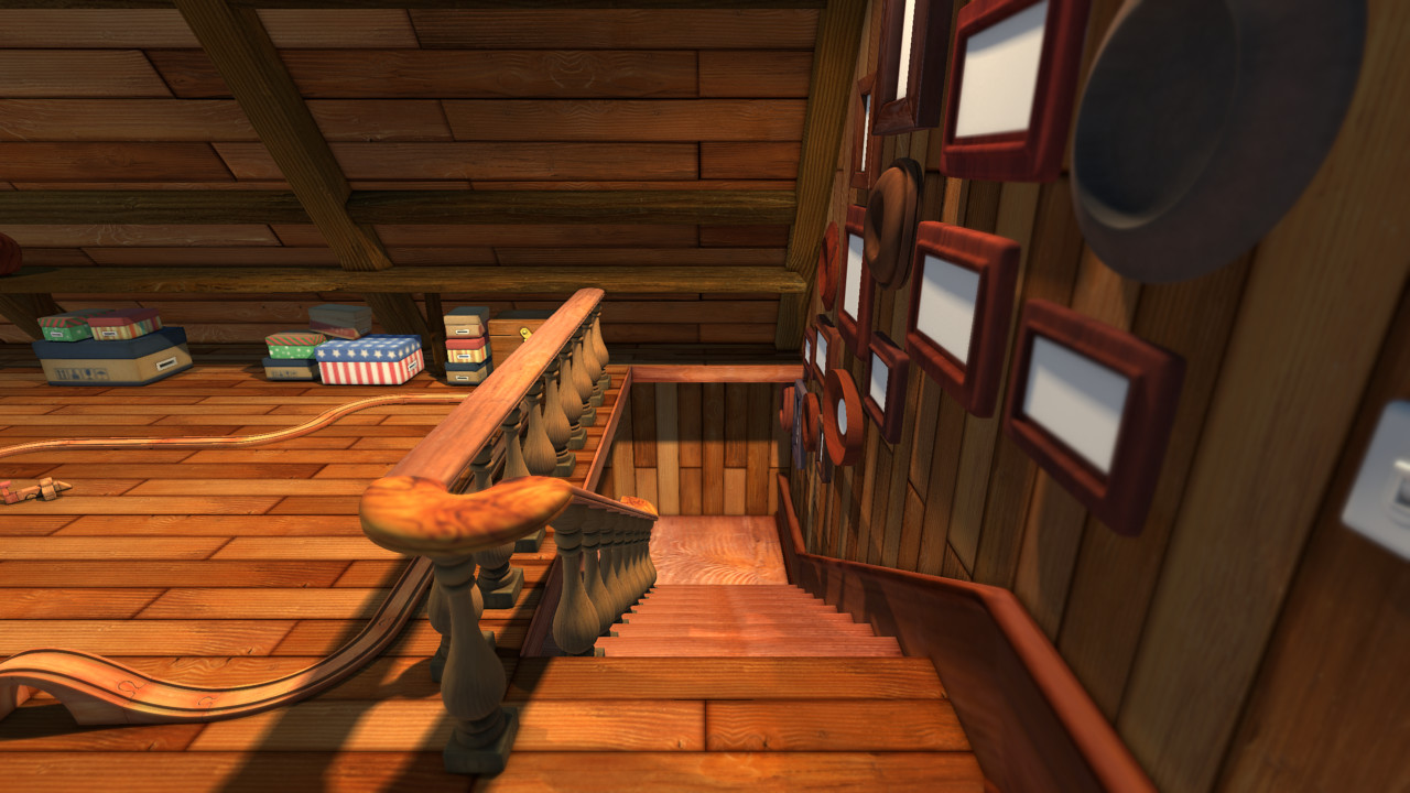 ArtStation - cartoon attic loft bedroom | Resources