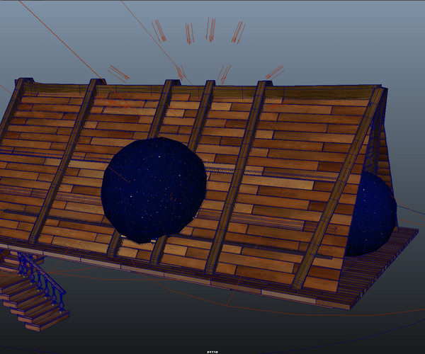 ArtStation - cartoon attic loft bedroom | Resources