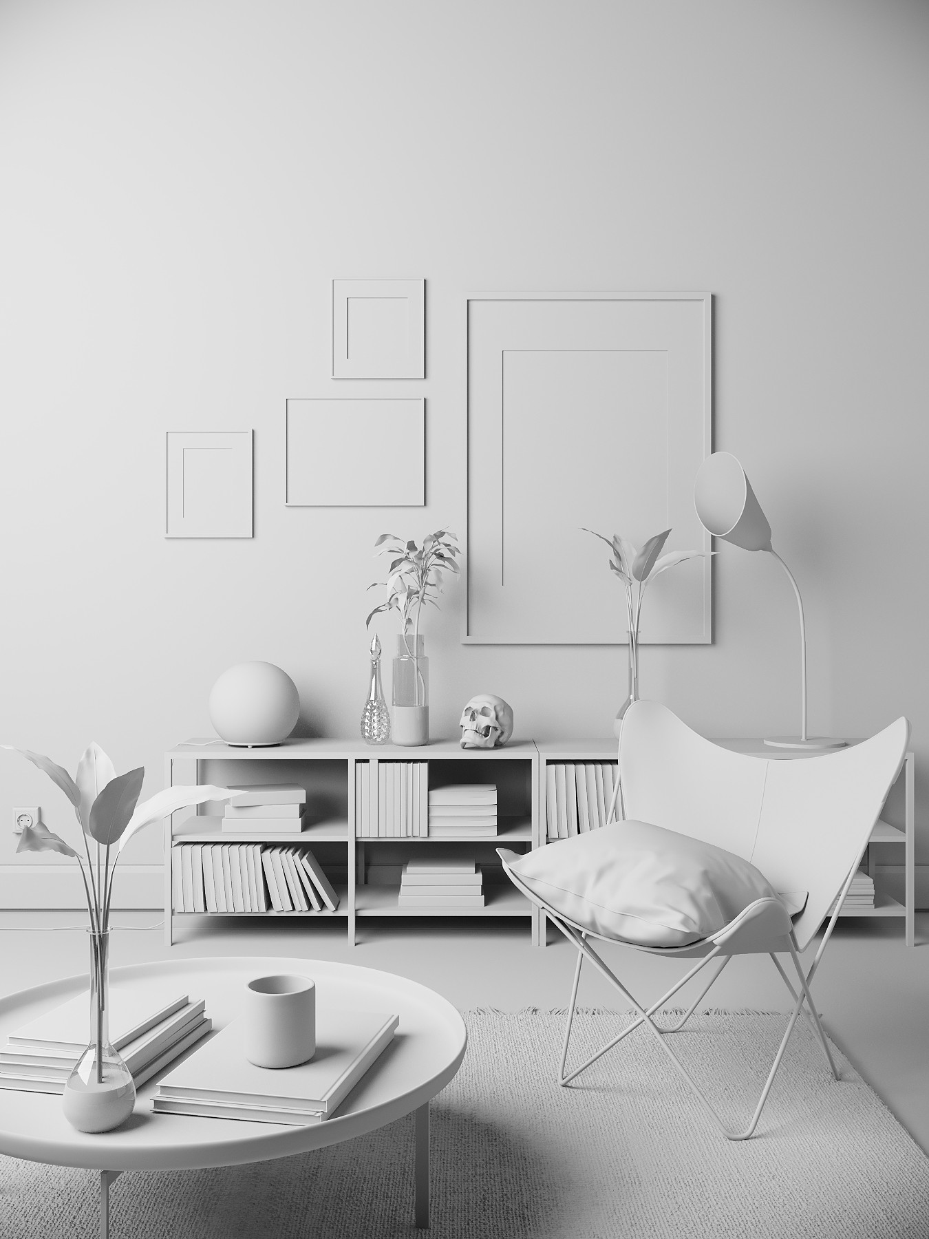 ArtStation - Interior design scene 01 | Resources