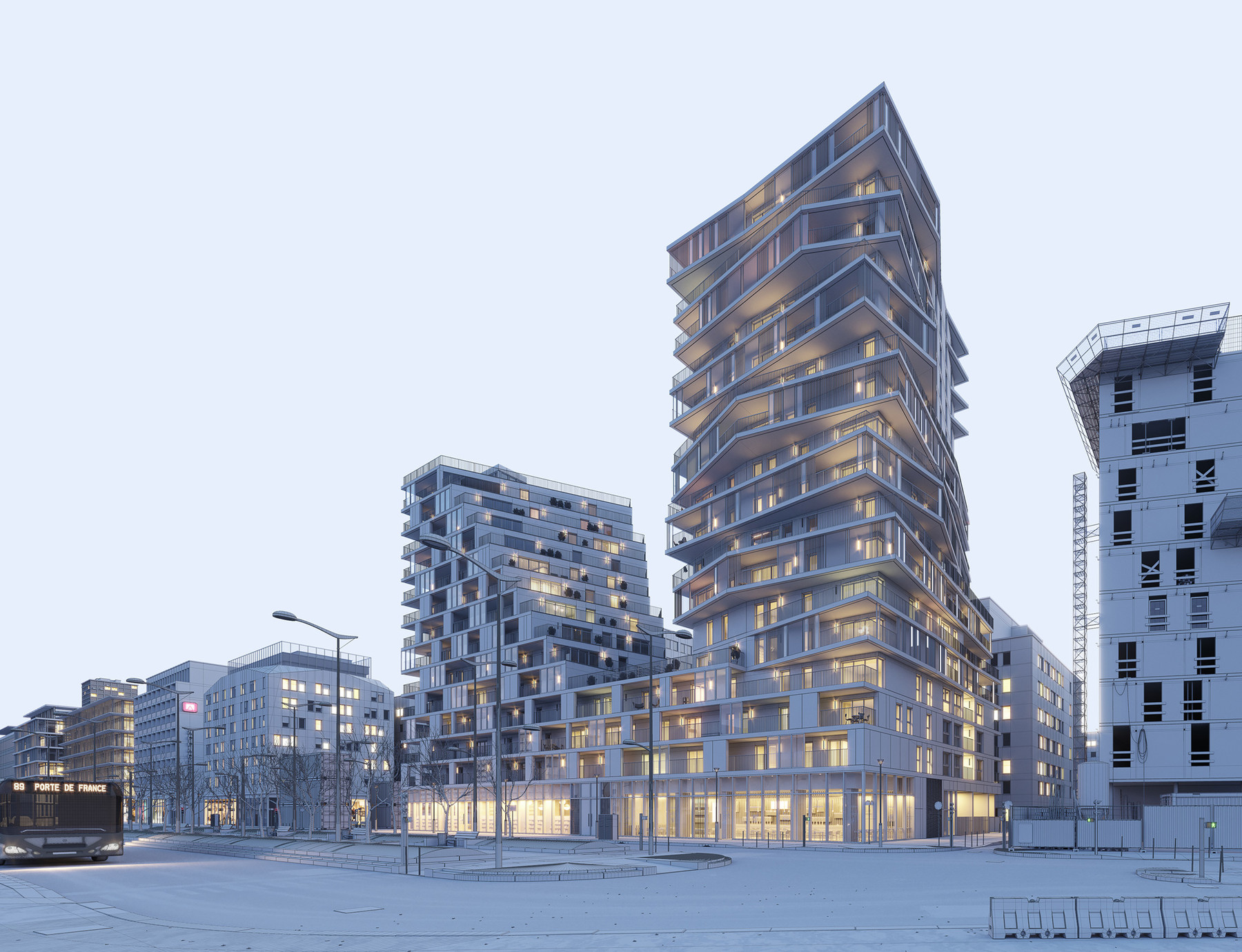 ArtStation - Housing in Paris exterior scene | Resources