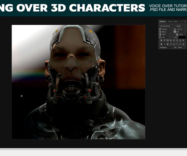 ArtStation - Painting Over 3D Characters | Tutorials
