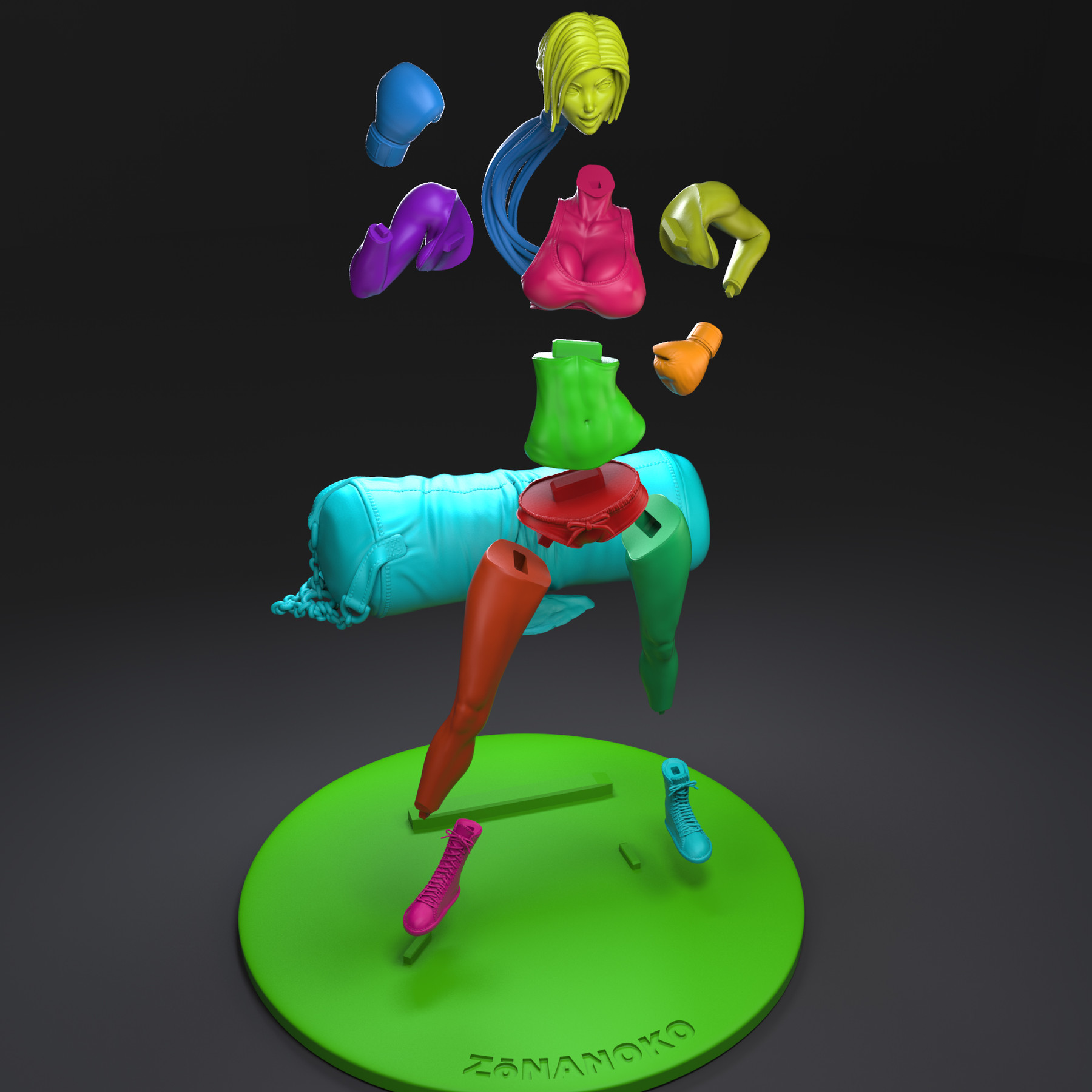 ArtStation - Knockout 3D_Print | Resources