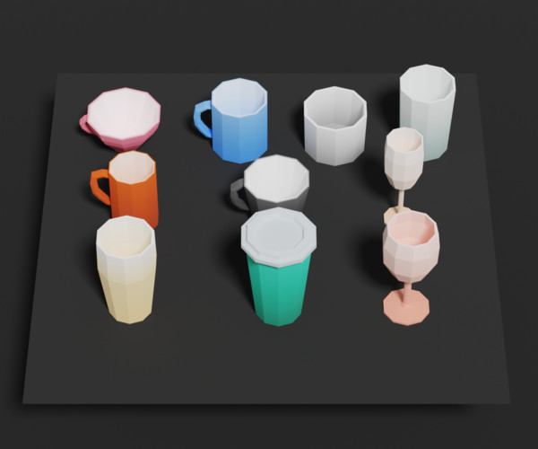 ArtStation - Kitchen Asset Collection - Game Ready - Low Poly | Game Assets