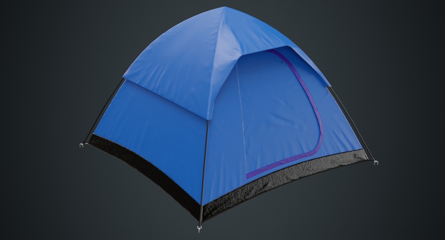 ArtStation - Camping Tent 1A | Game Assets