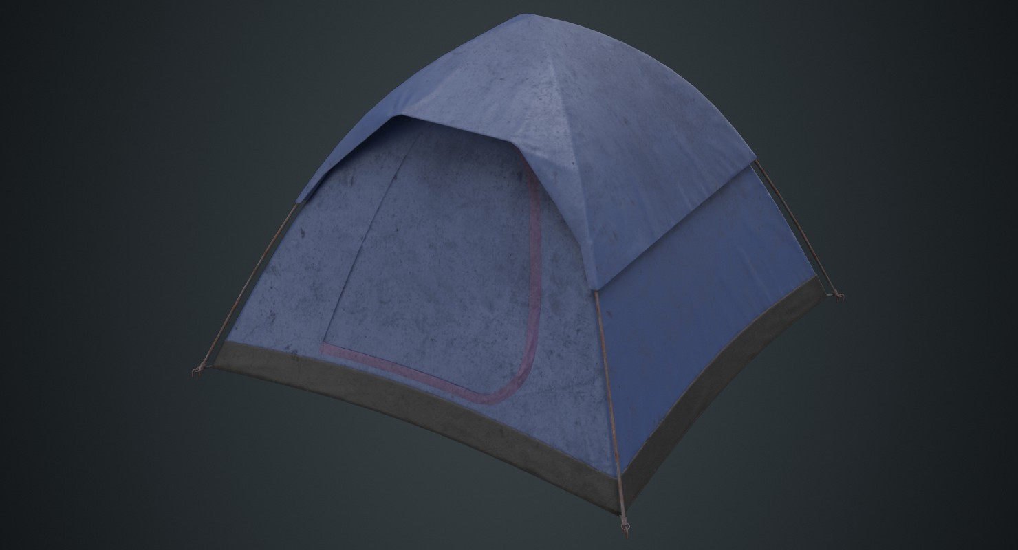 ArtStation - Camping Tent 1B | Game Assets