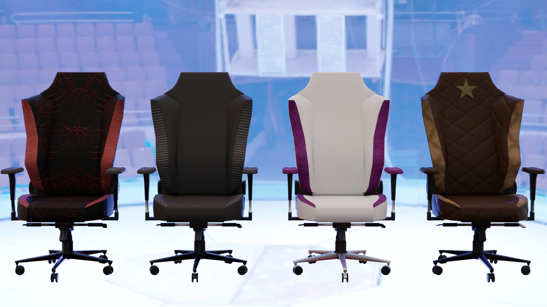 ArtStation - Gaming Chair 3D Model | Game Assets