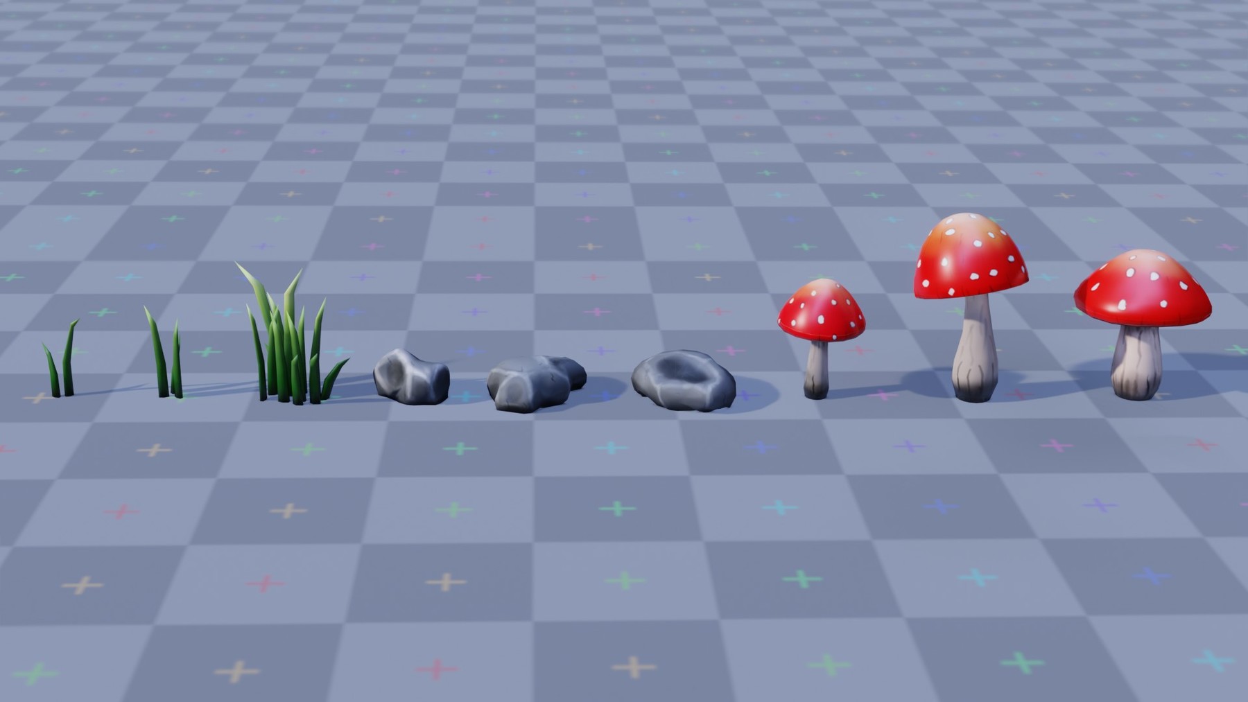 ArtStation - Low Poly Hand Painted Nature Assets (Game Ready) | Game Assets