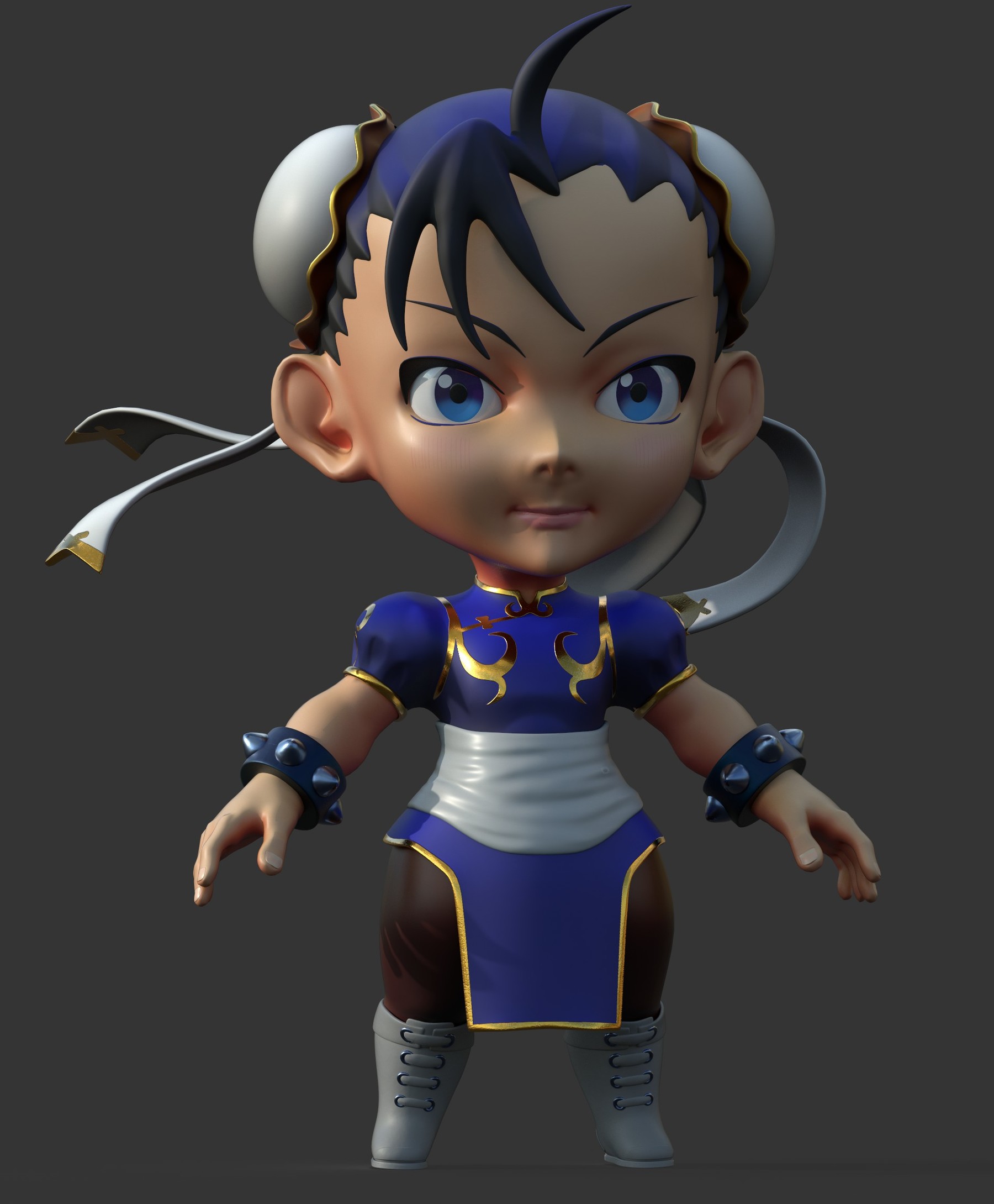 ArtStation - Chun_Li_pocket | Game Assets