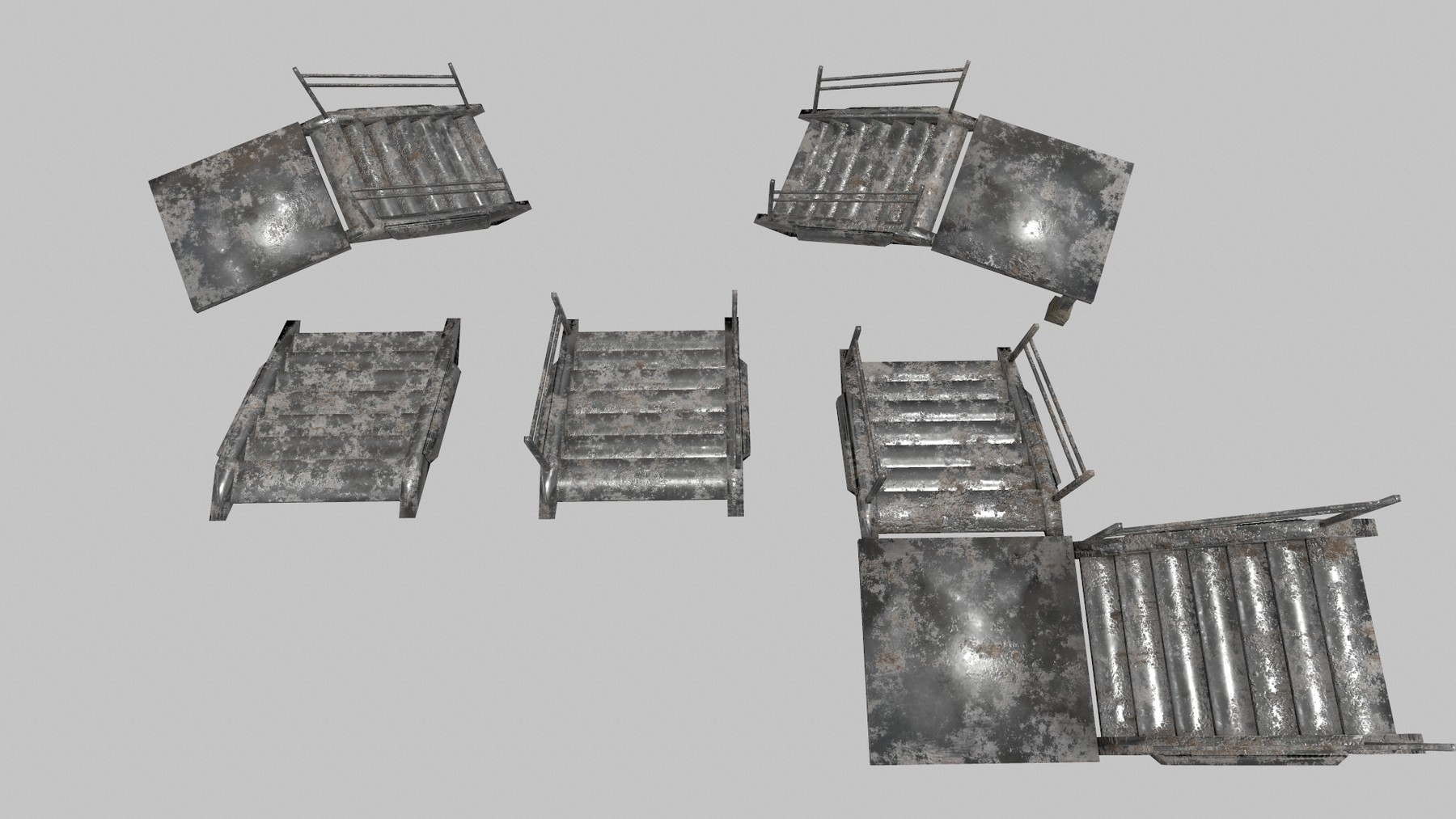ArtStation - Stair Set | Game Assets