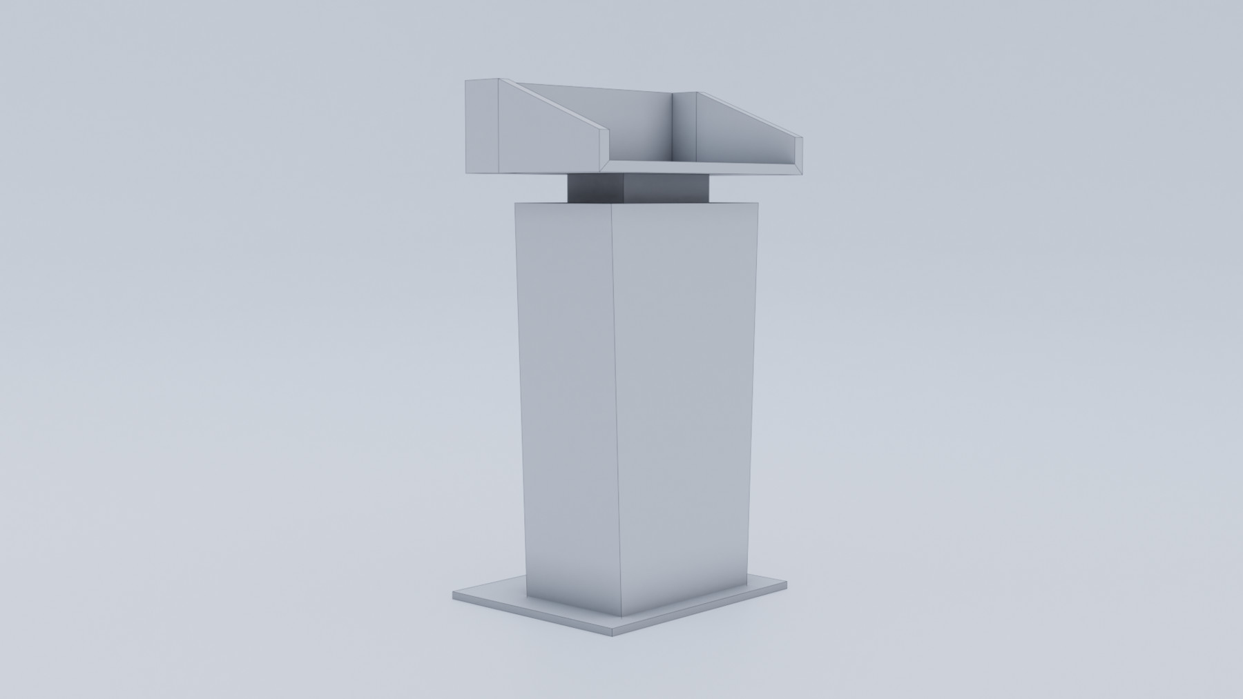 ArtStation - Light presidential pulpit | Game Assets