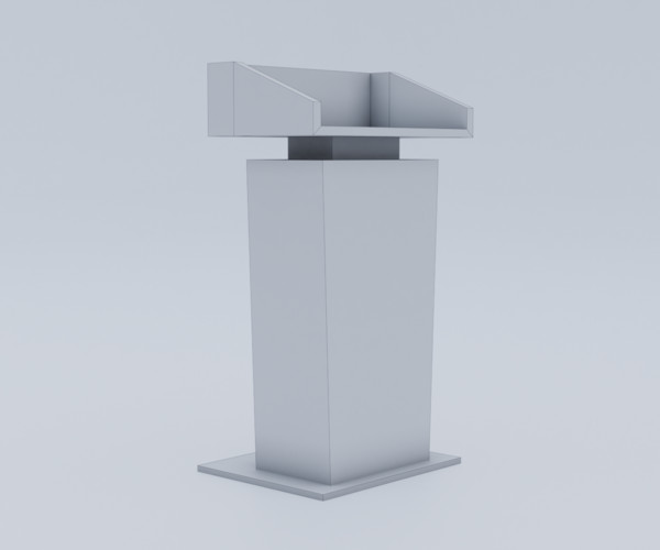 ArtStation - Light presidential pulpit | Game Assets