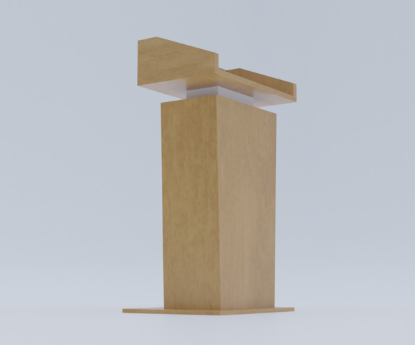 ArtStation - Light presidential pulpit | Game Assets