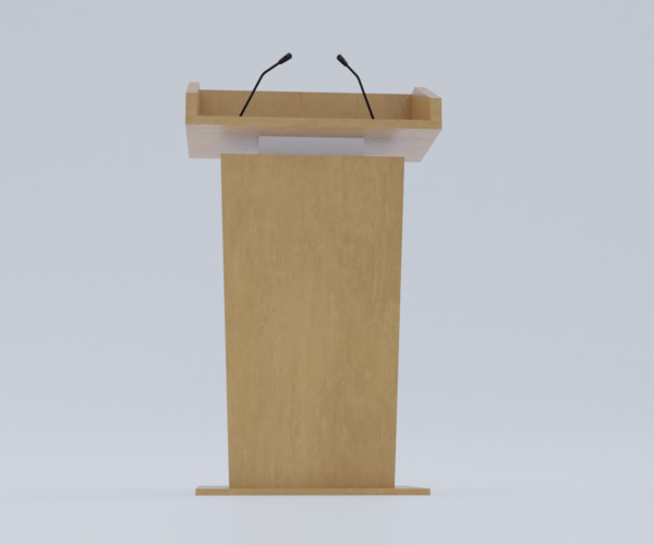 ArtStation - Light presidential pulpit | Game Assets