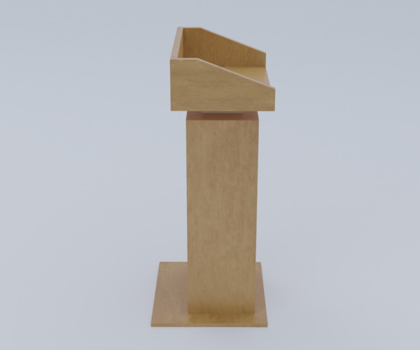 ArtStation - Light presidential pulpit | Game Assets