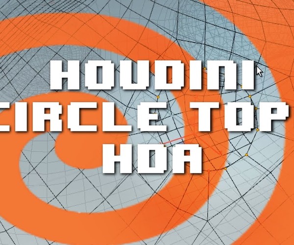 ArtStation - Circle Topo Bool Tool, a Houdini HDA | Resources
