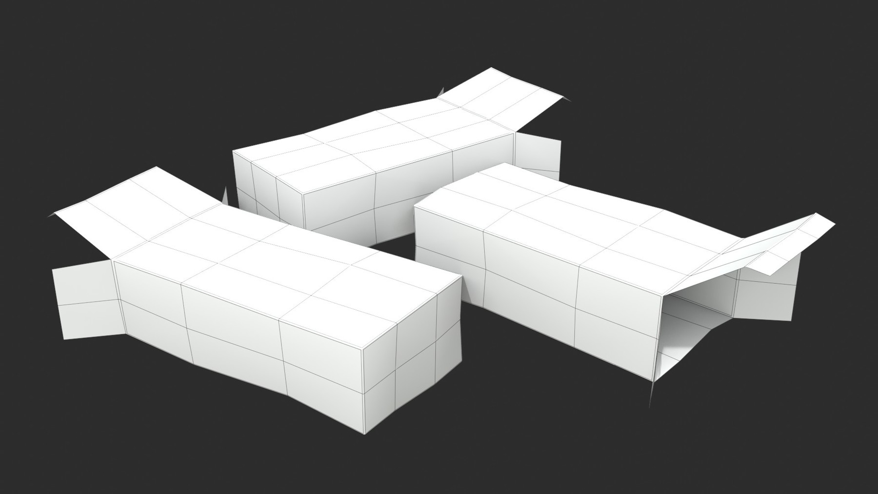 ArtStation - US K-Ration boxes End War WWII - Dirty version | Game Assets