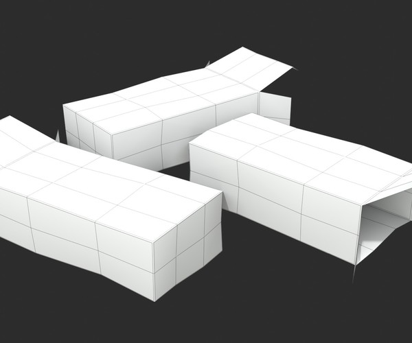 ArtStation - US K-Ration boxes End War WWII - Dirty version | Game Assets