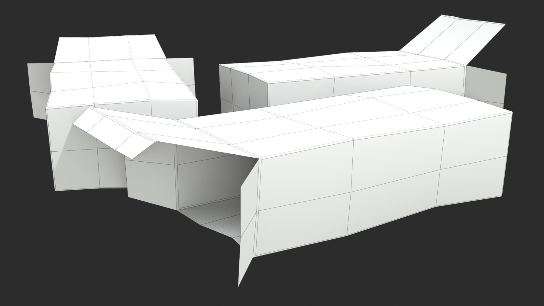 ArtStation - US K-Ration boxes End War WWII - Dirty version | Game Assets