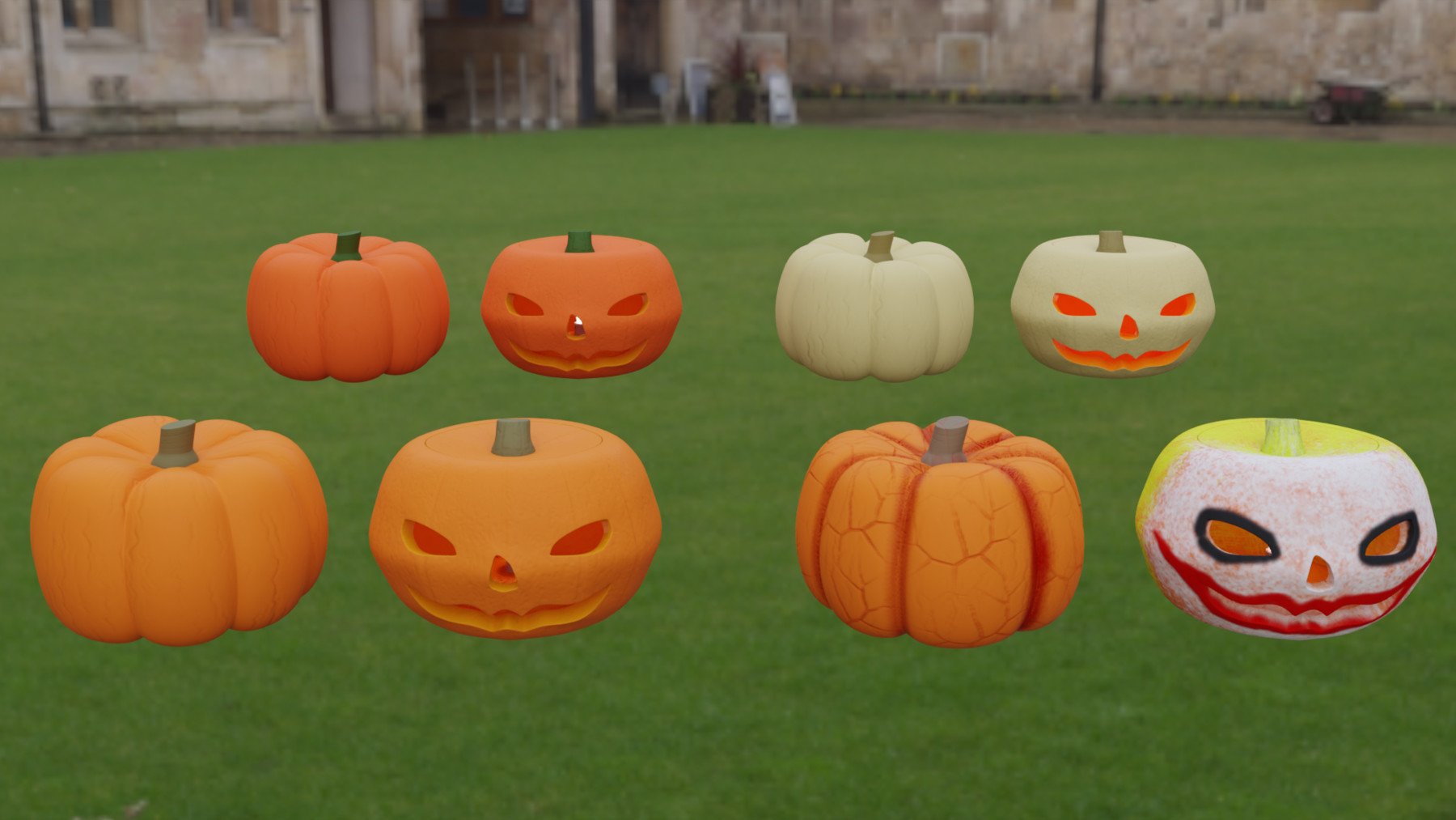 ArtStation - Halloween Pumpkin | Game Assets