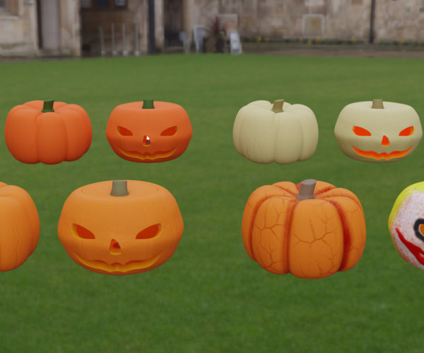 ArtStation - Halloween Pumpkin | Game Assets