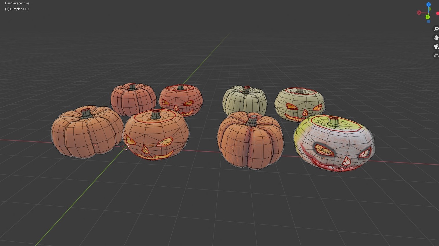 ArtStation - Halloween Pumpkin | Game Assets