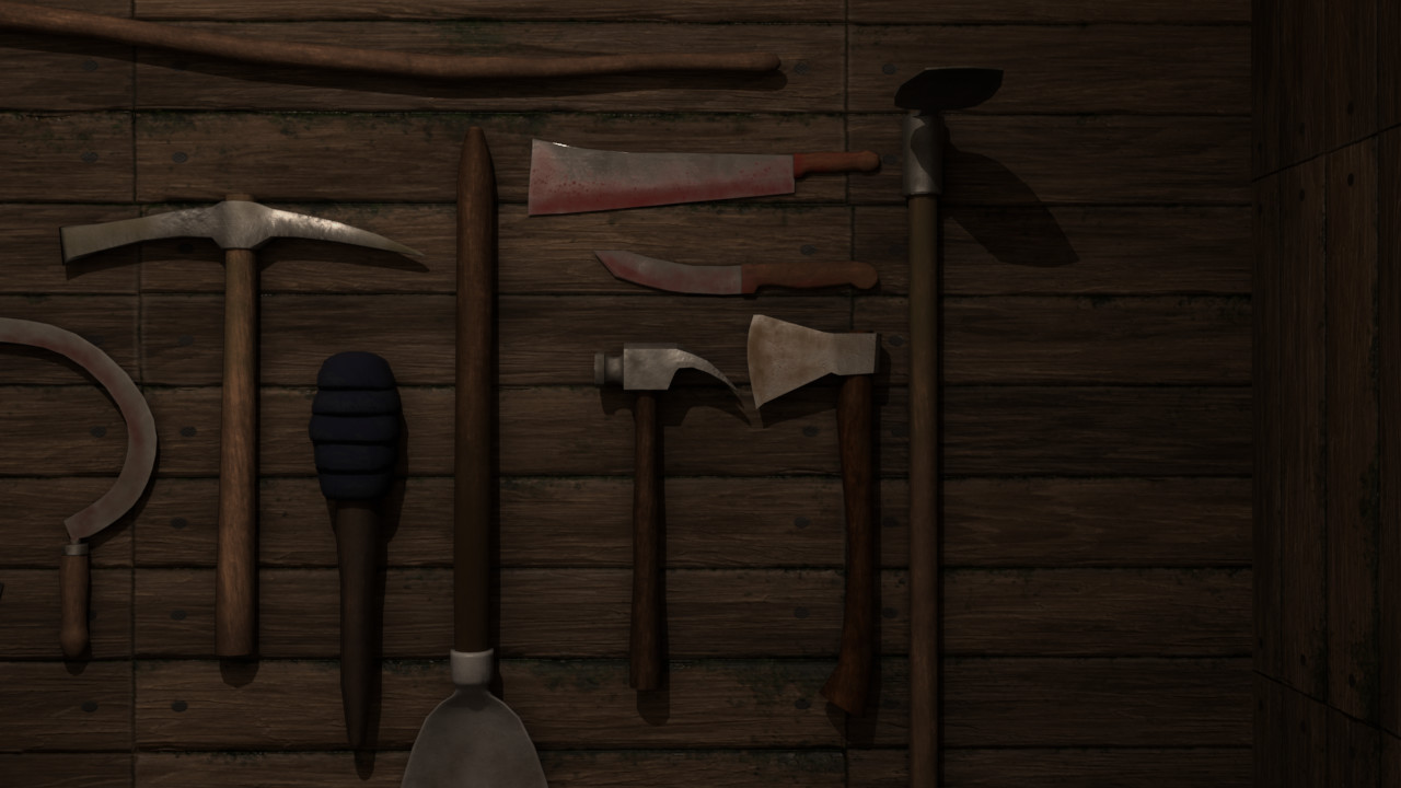 ArtStation - 13 farm horror low polly props with PBR textures | Game Assets