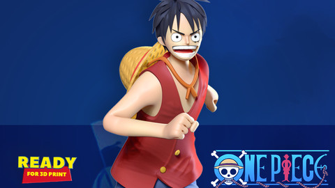 ArtStation - Luffy running | Resources