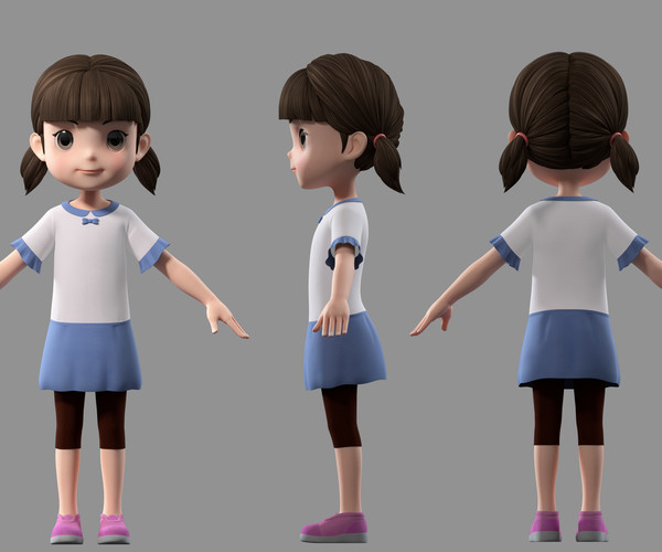 ArtStation - cartoon girl child | Resources