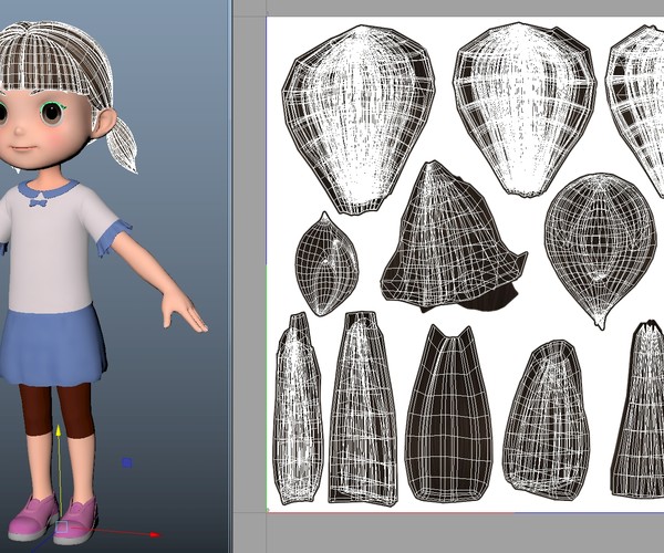 ArtStation - cartoon girl child | Resources