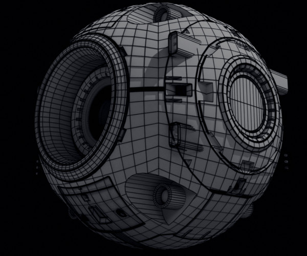 ArtStation - Sc-FI Sphere Hard Surface Model | Resources