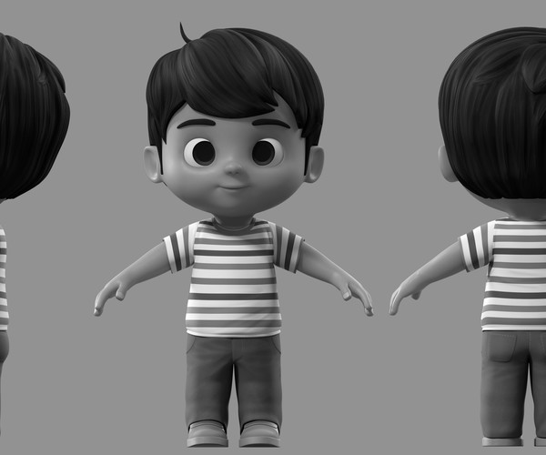 ArtStation - cartoon boy kids | Resources