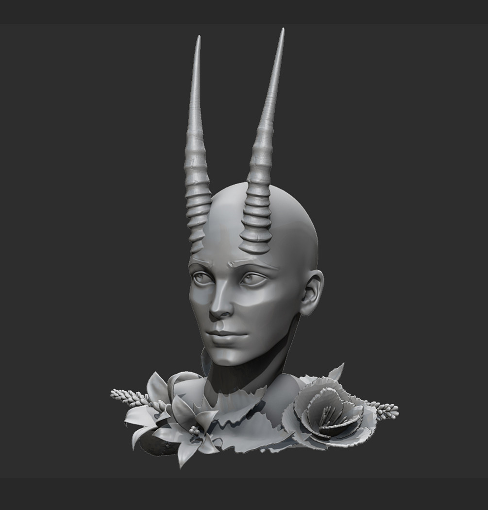 ArtStation - Free stylized horns pack | Brushes
