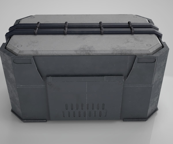 ArtStation - Military Box - Real Time/3D Model/4k Textures/Files(MB ...