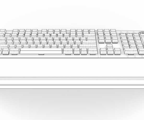 ArtStation - Razer Huntsman Keyboard - Mechanical Switches 3D Model ...