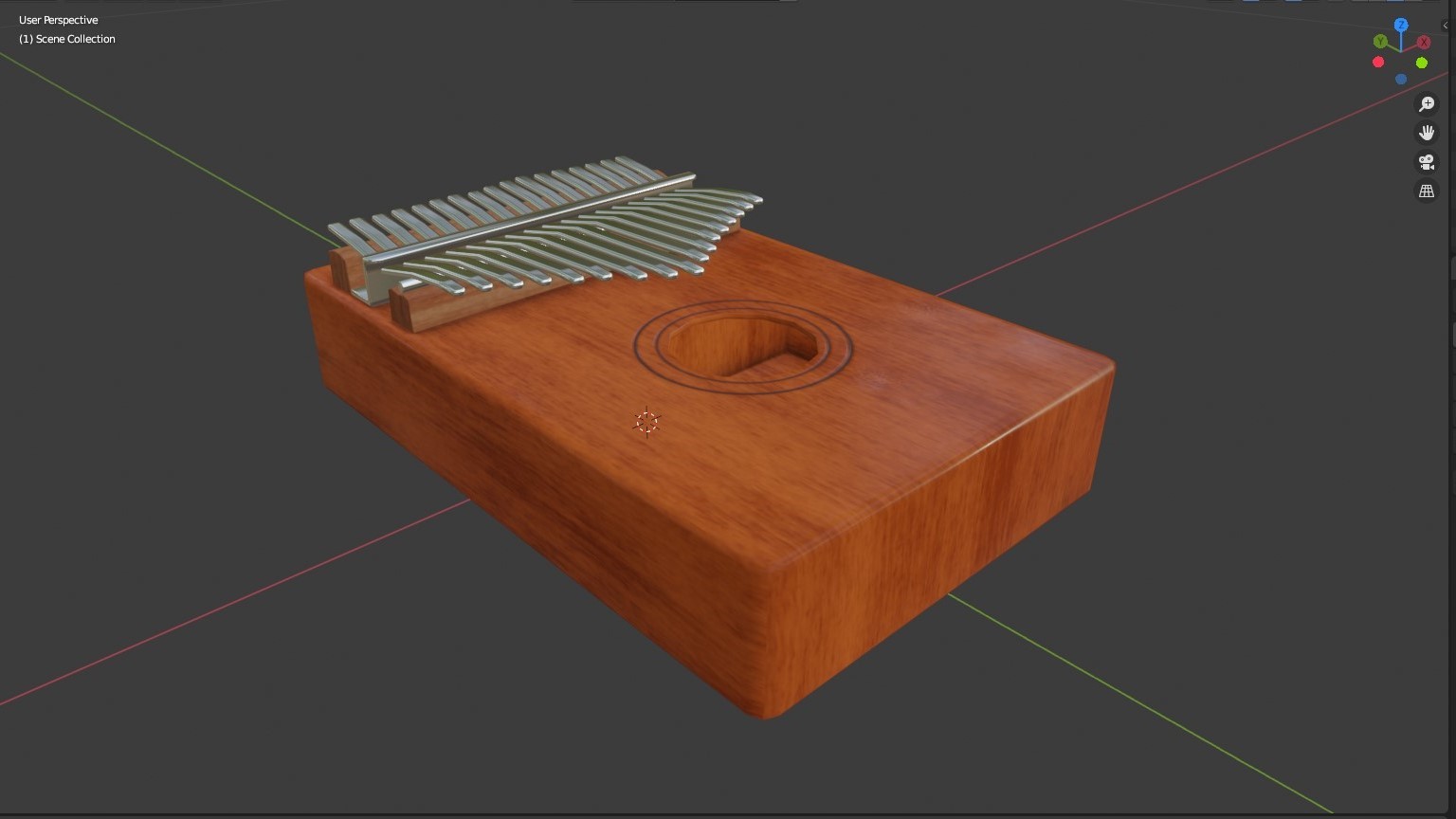 ArtStation - Kalimba 3D Model | Game Assets