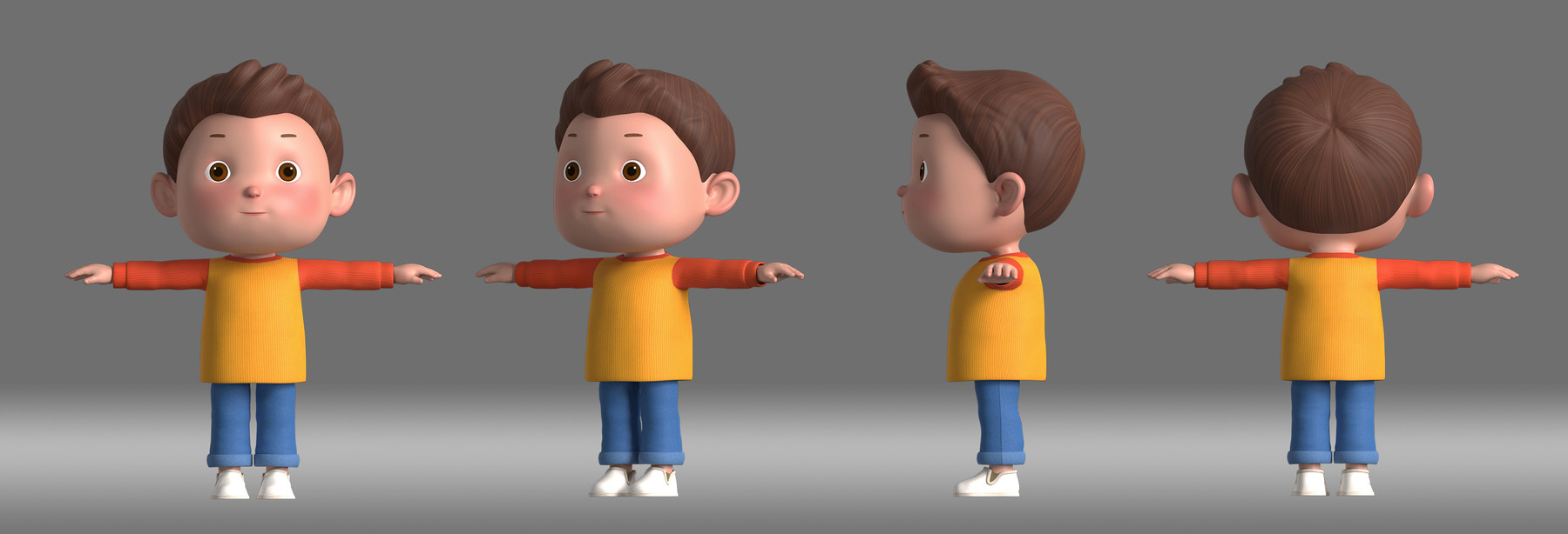 ArtStation - cartoon boy kids child | Resources