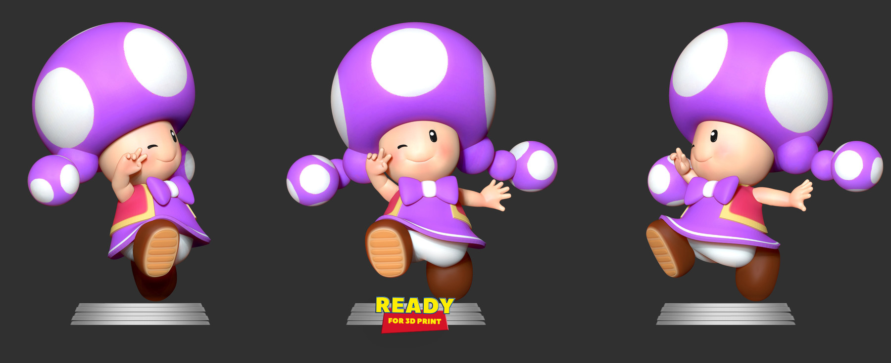 ArtStation - Toadette - Super Mario Fanart | Resources